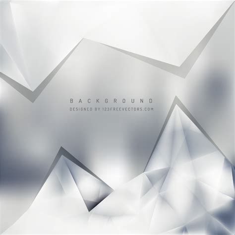 Light Gray Polygonal Triangular Background Design