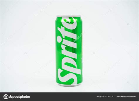 Sprite Tin Can Isolated White Background Ankara Turkey September 2023 — Stock Editorial Photo