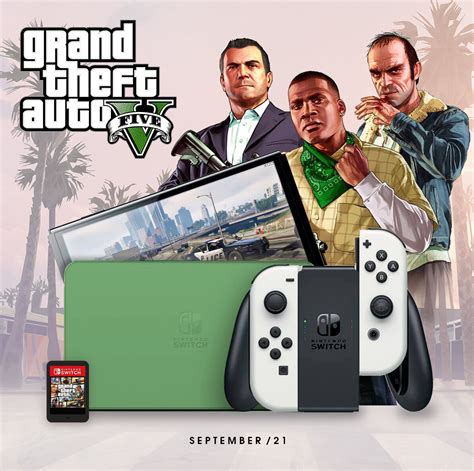 ArtStation - GTA5 Cover for Nintendo switch