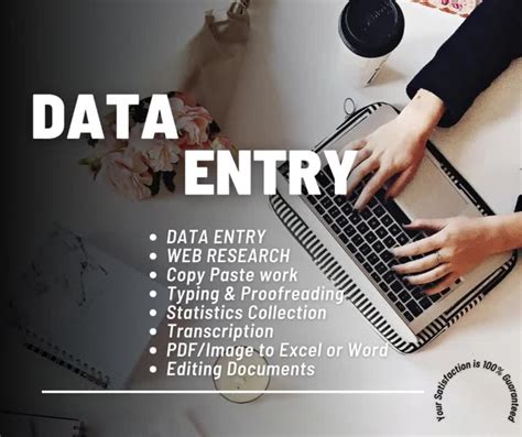 manual data entry typing work copy paste data collection upwork