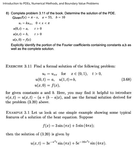 Solved Introduction To Pdes Numerical Methods And Boundary