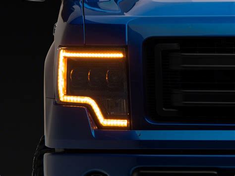 Morimoto F 150 Xb Led Headlights With Amber Drl Black Housing Clear