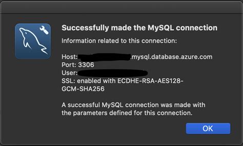 Azure Databases For MySQL Cipher Suites Not Supported Issue Sequel Ace Sequel Ace GitHub