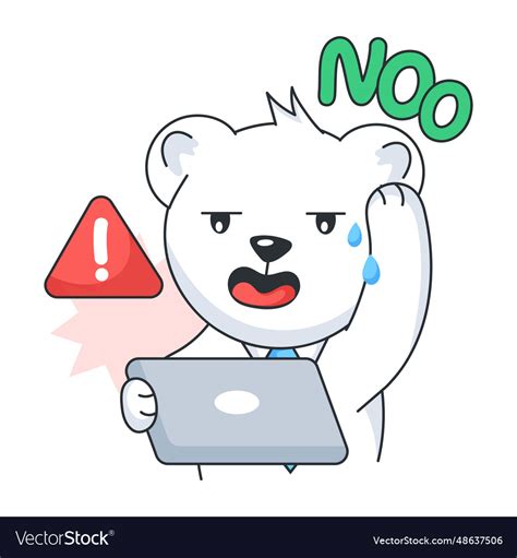 System Error Royalty Free Vector Image Vectorstock