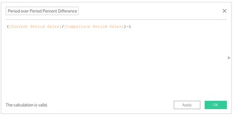 How To Automatically Compare Date Periods In Tableau