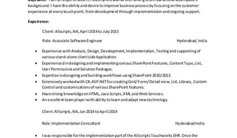 Sharepoint Sample Resume Developers Sharepoint Developer Resume Williamson