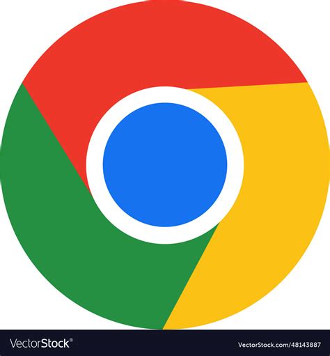 Google Chrome App Flat Icon Clipart Transparent Vector Image