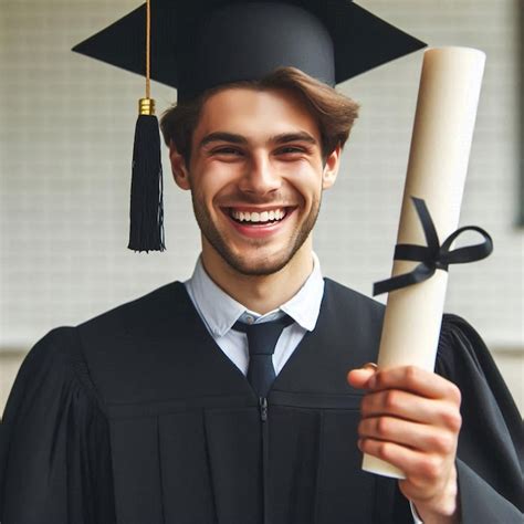 University Student With Degree Hd Images Premium Ai Generated Image