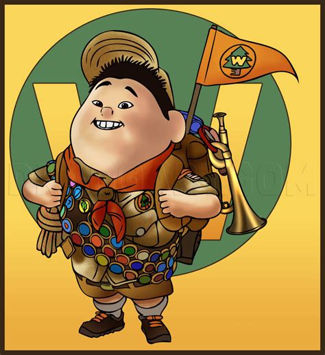 Up Characters Russell Drawing