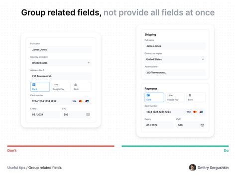 Grouping Fields By Dmitry Sergushkin On Dribbble