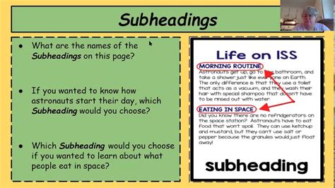 Week 1 Day 2 4 14 Text Features Table Of Contents Headings And Subheadings Youtube