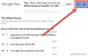 How To Print Directions In Google Maps