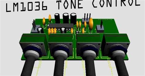 Lm1036 Stereo Tone Control Stereo Hifi Stereo Electronics Circuit