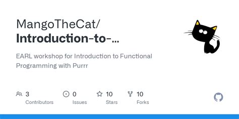 Github Mangothecatintroduction To Functional Programming With Purrr