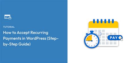 How To Accept Recurring Payments In Wordpress Step By Step