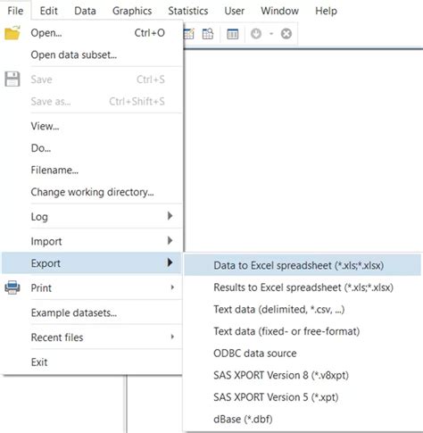 Import And Export An Excel File In Stata The Data Hall