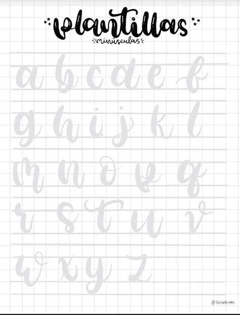 Plantilla De Letras Bonitas Y Fáciles