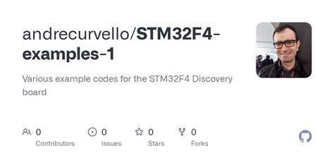 Github Andrecurvellostm32f4 Examples 1 Various Example Codes For
