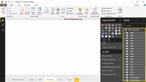 Full Map In Power BI R Marketing Digital