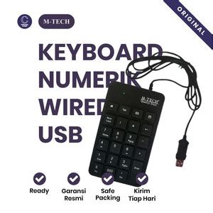 Jual Keyboard Numerik Usb M Tech Keypad Angka Kota Surabaya Central Comp Tokopedia