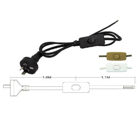 Flex Plug With In Line Switch Electrical Lighting Distributors