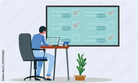 Using Easy Methods In Laptop Online Exam MCQ Multiple Choice Questionnaire Checkbox Methods Exam