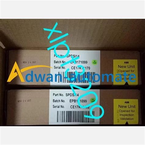 Brand New Abb Spdsi14 Analog Input Module Card Fast Fedex Or Dhl £170542 Picclick Uk