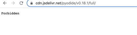 Pyodide Intermittently Not Loading Causing Run Button To Not Load