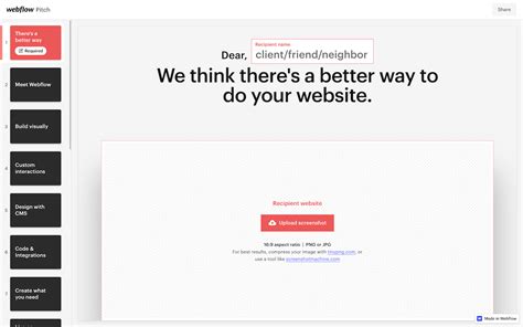 Want Someone To Switch To Webflow