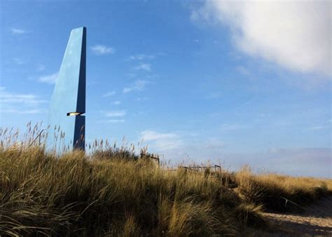 Angular Seaside Tower Contains A Tilting Viewing Platform