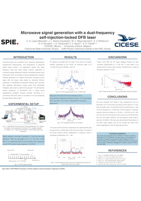 Microwave Signal Generation With A Dual Frequency Self Injection Locked