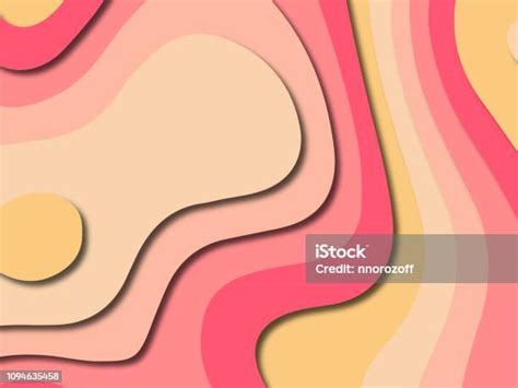 추상 종이 잘라 배경 멀티 레이어 3d 컬러 질감 배경입니다 0명에 대한 스톡 사진 및 기타 이미지 0명 3차원 형태 개념 Istock
