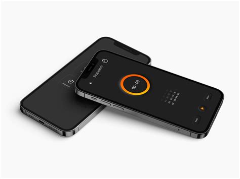 Minimal Stopwatch Ui Design Dark Mode Ui By Asim Antule On Dribbble