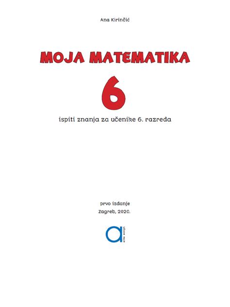 Matematika 6 Ispiti Znanja Pdf