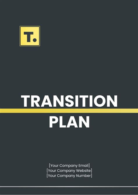 Free Transition Plan Template To Edit Online
