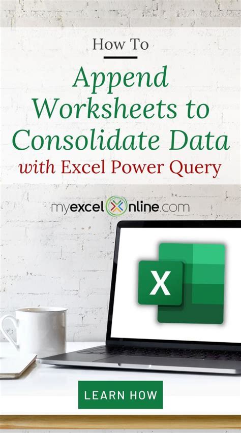 Consolidate Multiple Excel Sheets Using Power Query Append In 2024