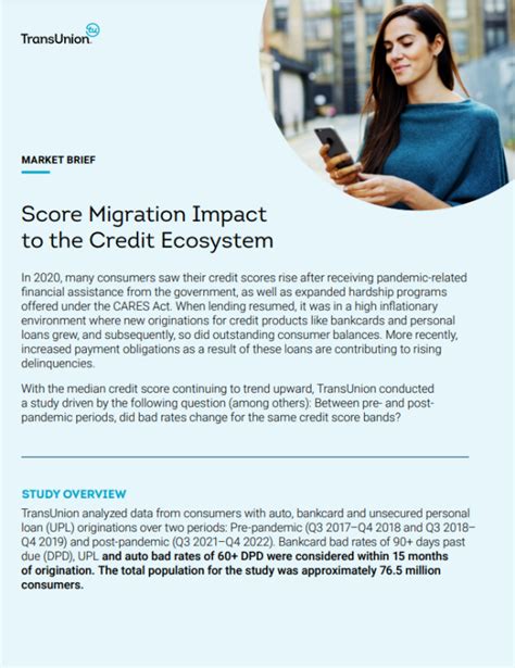 Market Brief Score Migration Impact To The Credit Ecosystem TransUnion