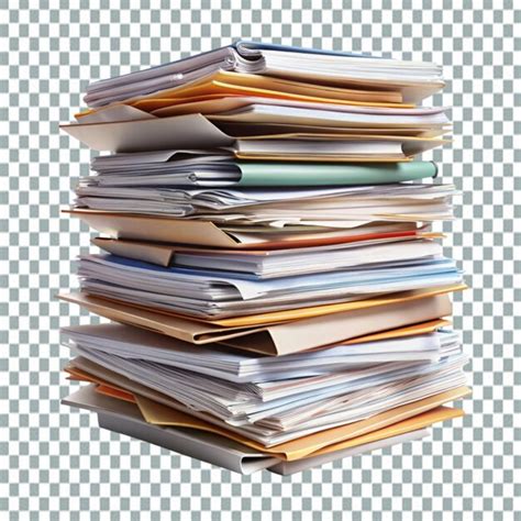 Premium Psd Stack Of Documents Files
