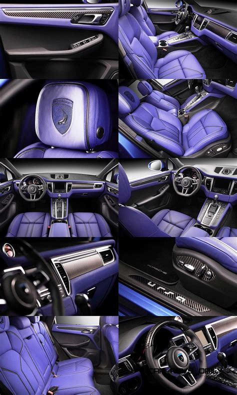 Porsche Macan With Blue Leather Interior