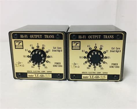 Tango Xe 60 3 5s Pair Set Trans Hi Fi Output Transformer Tested Works