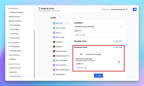 Typingmind Custom Usage And Limits