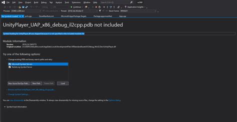 Enabling Internet Client And Servers Causes Unityplayeruapx86debugil2cpppdb Not Included