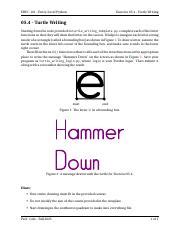 Turtle Writing Pdf Ebec Entry Level Python Exercise