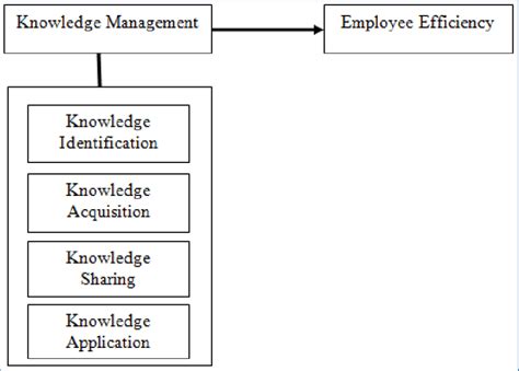 Conceptual Framework Of Knowledge Management And Employee Efficiency Download Scientific