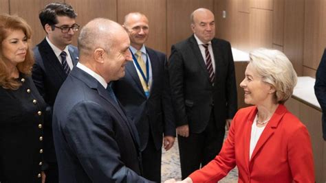 Фон дер Ляйен посетила открытие интерконнектора Болгария Греция ИА Красная Весна