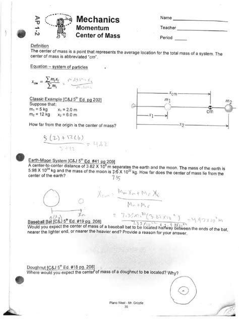 Momentum Impulse Pdf