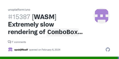Wasm Extremely Slow Rendering Of `combobox` And `textbox` Controls In