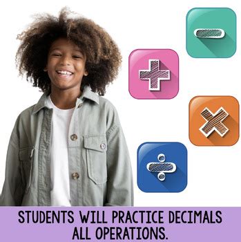 Decimal Operations Digital And Printable Activity By Ms Pat Store