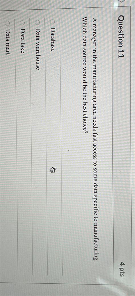 solved question 114 ﻿ptsa manager in the manufacturing area