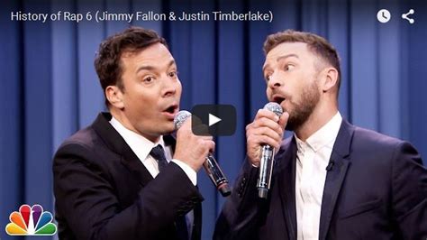 Jimmy Fallon And Justin Timberlake History Of Rap